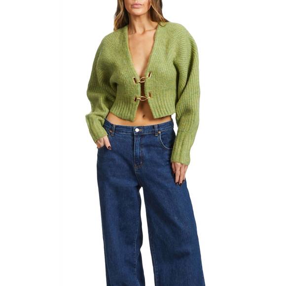cult gaia | Sweaters | New Cult Gaia Casella Cardigan In Pine | Poshmark